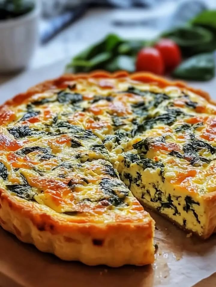 Cottage Cheese & Spinach Crustless Quiche for Easy Brunch Bliss – Page ...
